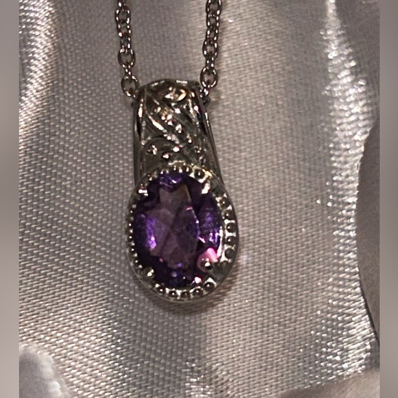 Jewelry | Nwt Gen Amethyst Necklace | Poshmark